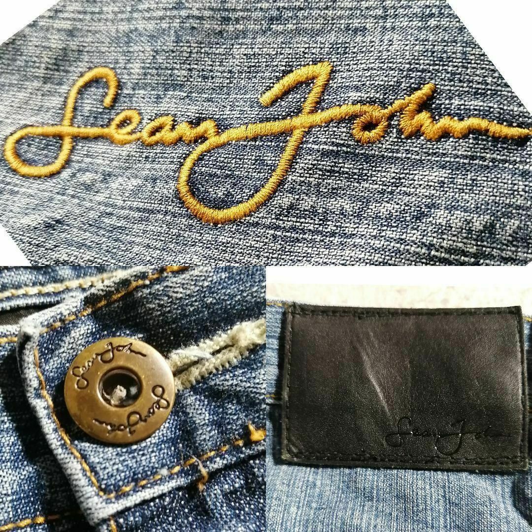 Sean John - 00s ショーンジョン 刺繍 バギー 極太デニムハーフ Sean John - 00s ショーンジョン 刺繍 バギー 極太デニムハーフ