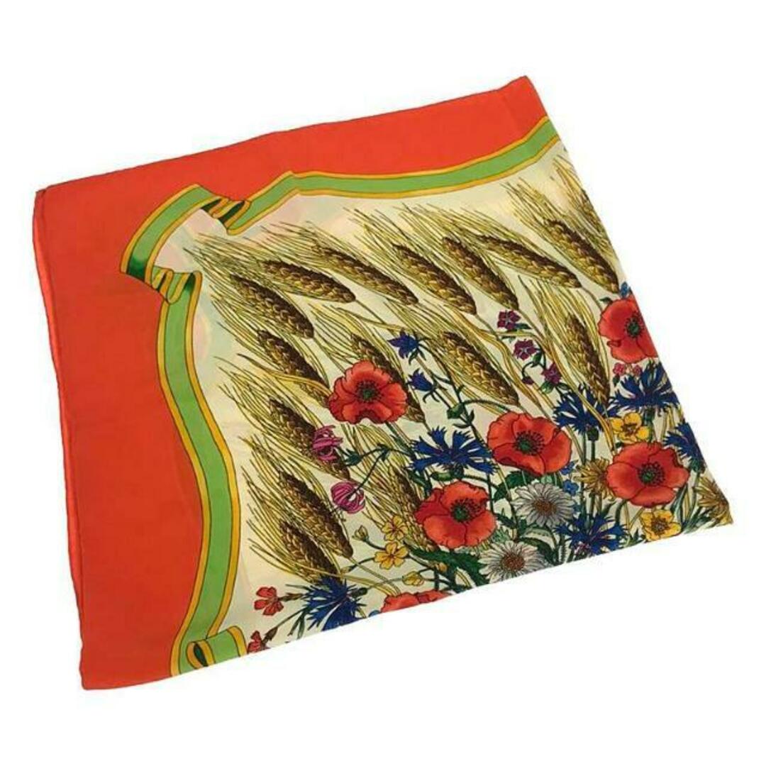 GUCCI - GUCCI / グッチ | シルク100% 花柄 スカーフ | マルチ GUCCI - GUCCI / グッチ | シルク100% 花柄 スカーフ | マルチ