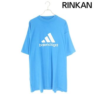 BALENCIAGA(Tシャツ/カットソー(半袖/袖なし) ・ ブルー BALENCIAGA(Tシャツ/カットソー(半袖/袖なし) ・ ブルー