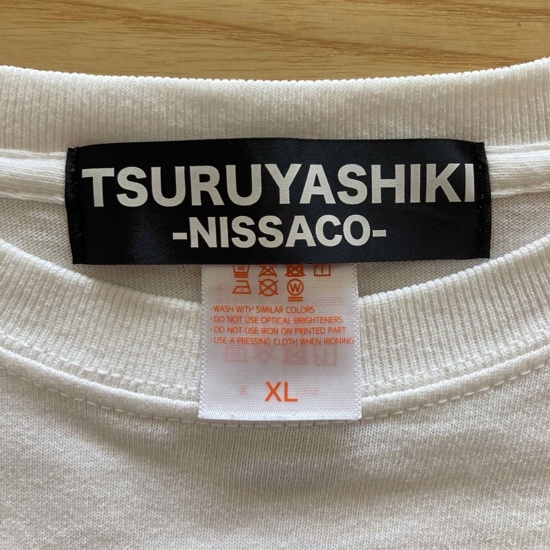 TSURUYASHIKI NISSACOトレーナー白 XL TSURUYASHIKI NISSACOトレーナー白 XL