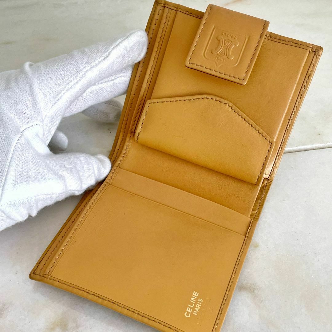 CELINE - CELINE オールドセリーヌ マカダム コンパクト 折り CELINE - CELINE オールドセリーヌ マカダム コンパクト 折り