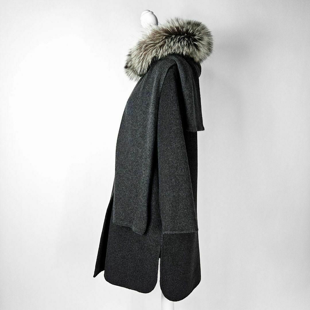 極美品】フォクシー コート ストール フォックス カシミヤ 極美品】フォクシー コート ストール フォックス カシミヤ