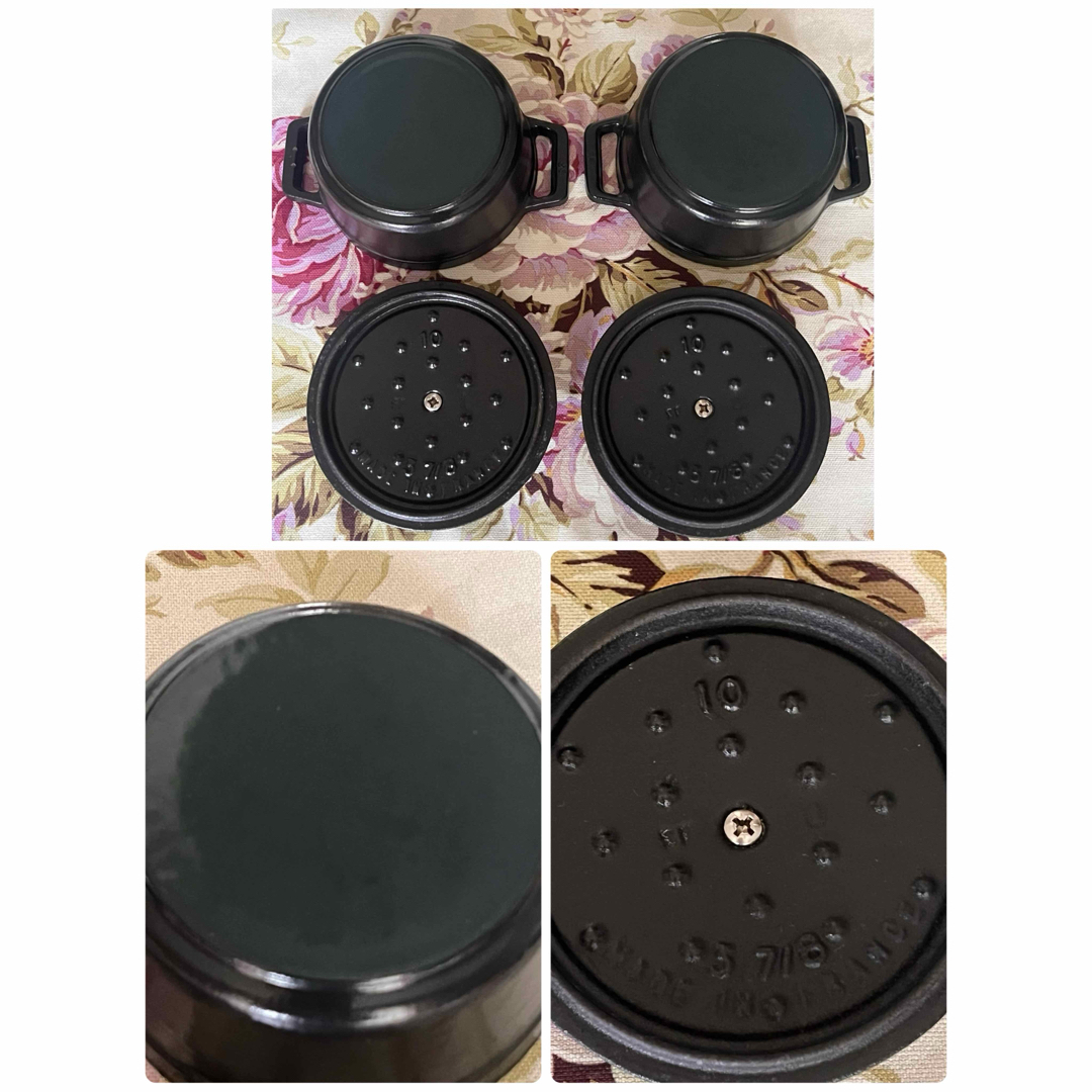 STAUB - 【美品】ストウブ☆ピコ・ココット☆10センチ ブラック STAUB - 【美品】ストウブ☆ピコ・ココット☆10センチ ブラック
