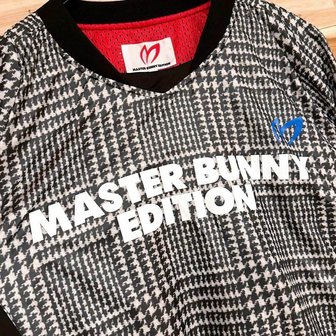 美品【マスターバニーエディション】半袖2way長袖 ゴルフ千鳥柄 美品【マスターバニーエディション】半袖2way長袖 ゴルフ千鳥柄