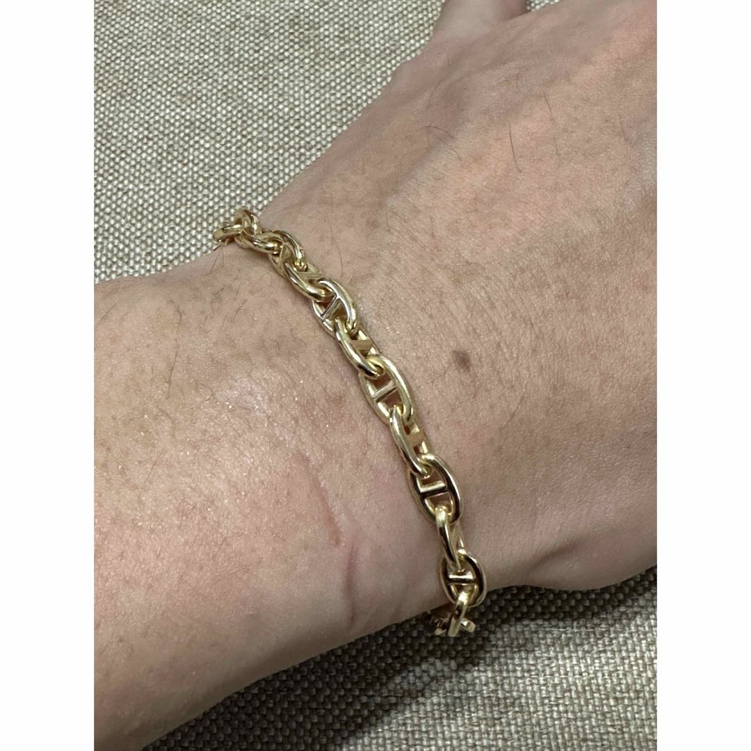 HERMES - HERMES シェーヌダンクルTPM 18KYG 28コマ イエロー HERMES - HERMES シェーヌダンクルTPM 18KYG 28コマ イエロー