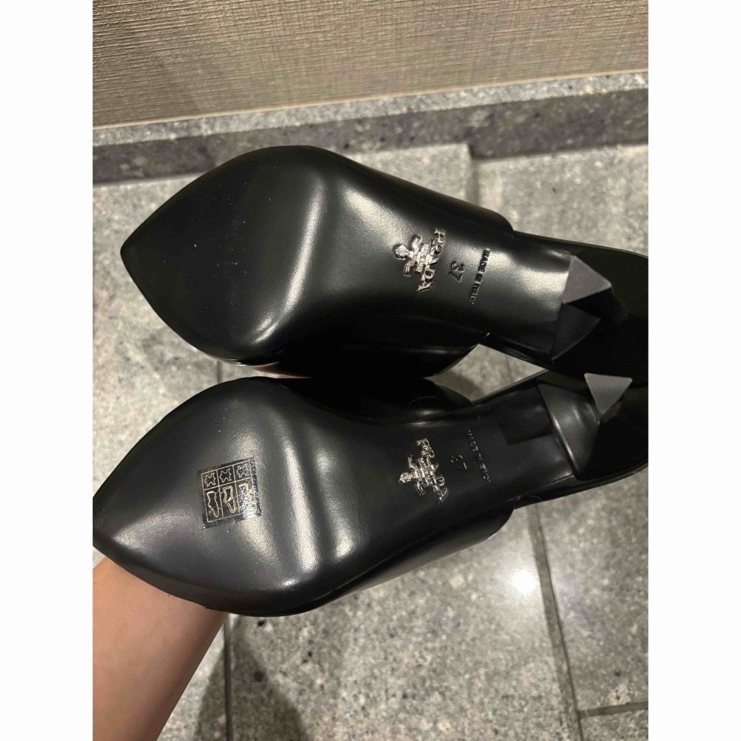 PRADA - PRADA ブラッシュハイヒールサンダルの通販 by mt PRADA - PRADA ブラッシュハイヒールサンダルの通販 by mt