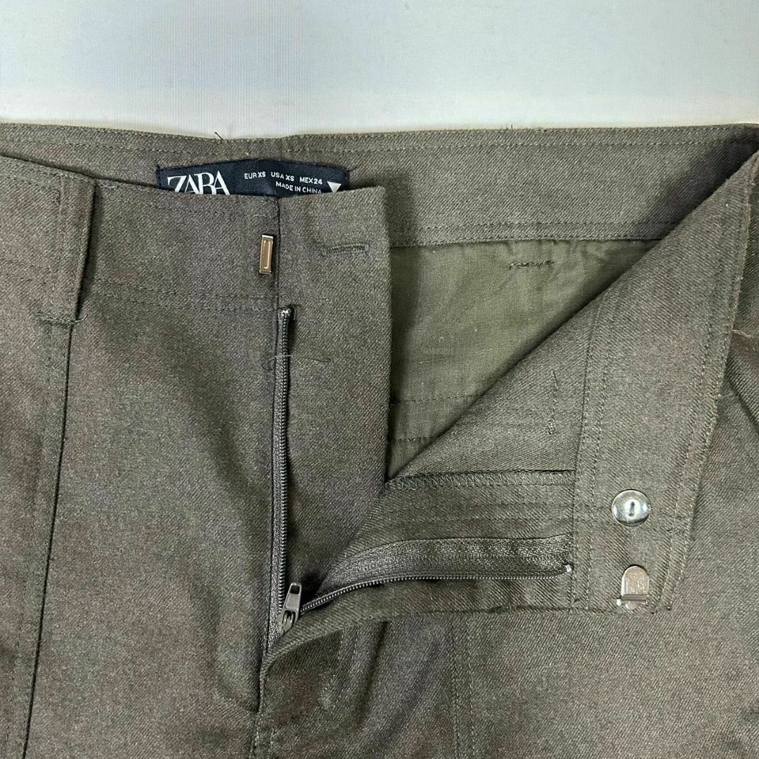 ZARA - 美品 ZARA ザラ レーヨン混 フレア カーゴパンツ ZARA - 美品 ZARA ザラ レーヨン混 フレア カーゴパンツ
