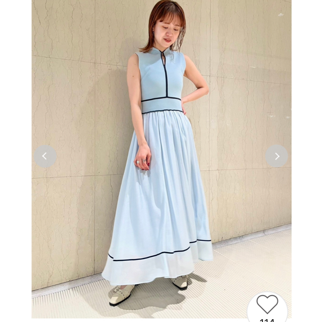 Lily Brown - 新品未使用タグ有リリーブラウンlilyバイカラー Lily Brown - 新品未使用タグ有リリーブラウンlilyバイカラー