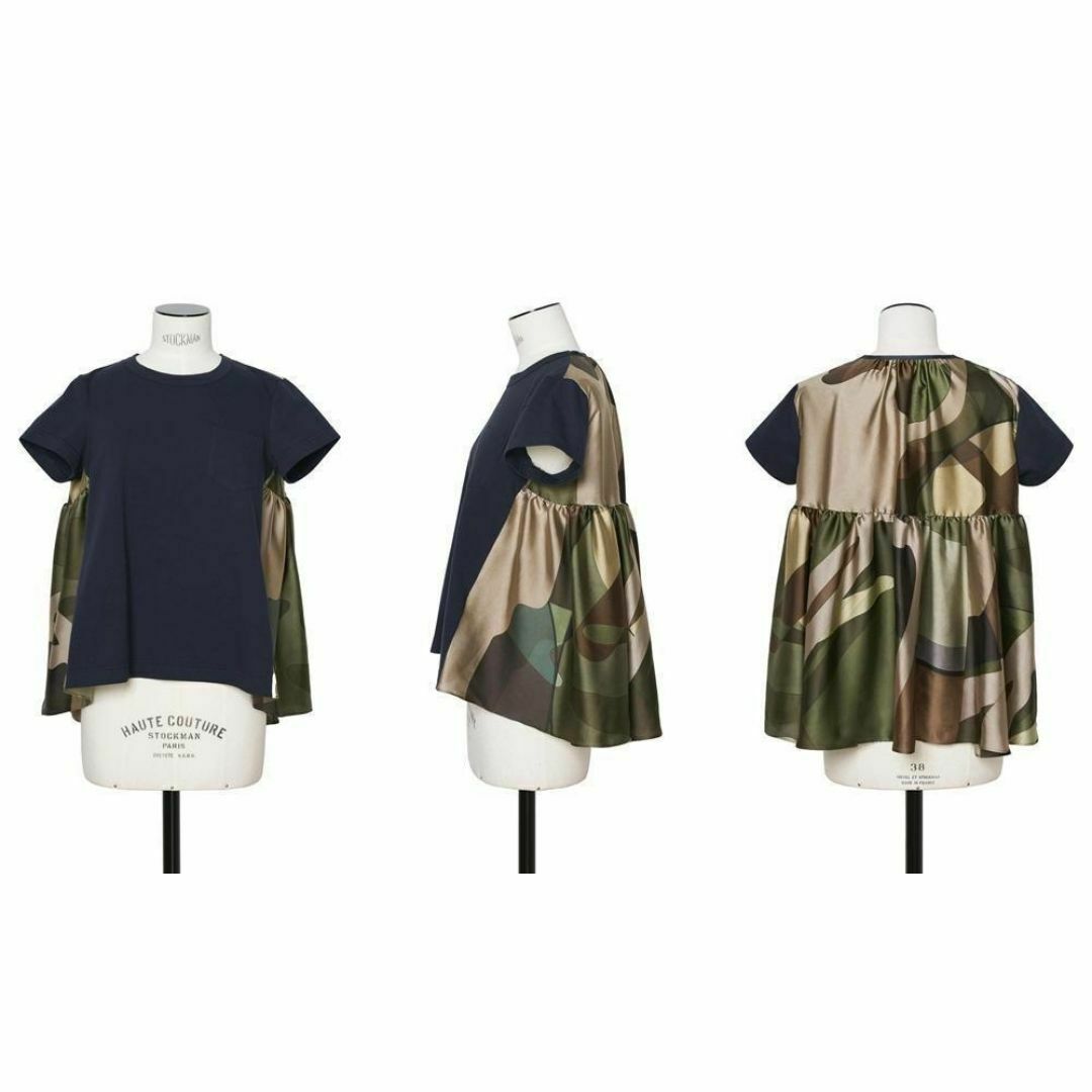 SACAI x KAWS バックフレア Tシャツ サイズ 3 新品 SACAI x KAWS バックフレア Tシャツ サイズ 3 新品