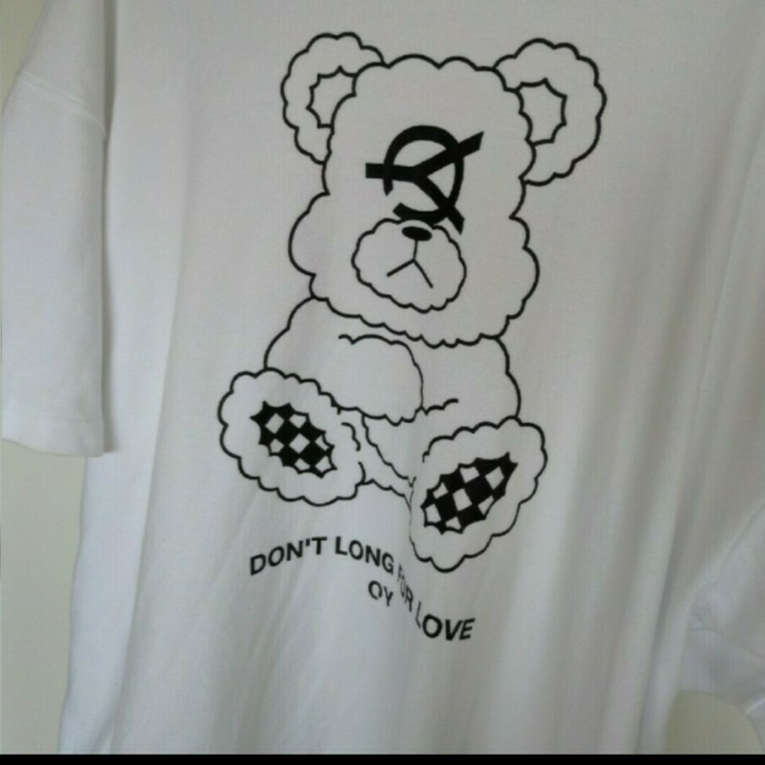 OY - 『OY/オーワイ』ホワイトODOLLY T/ くま 半袖 Tシャツの OY - 『OY/オーワイ』ホワイトODOLLY T/ くま 半袖 Tシャツの