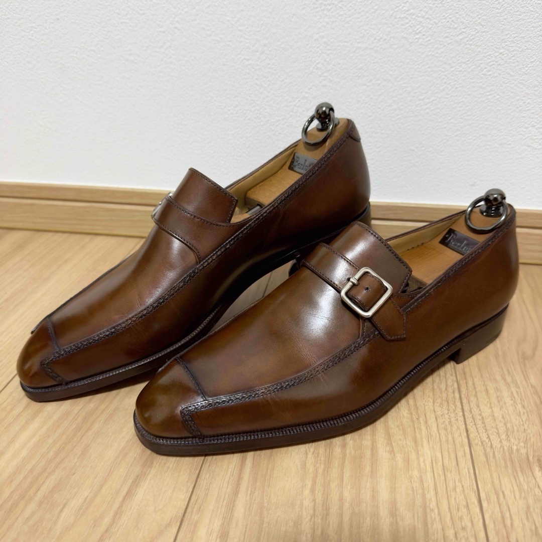 最初期 ベルルッティ シングルモンク トパーズパティーヌ レザー 最初期 ベルルッティ シングルモンク トパーズパティーヌ レザー