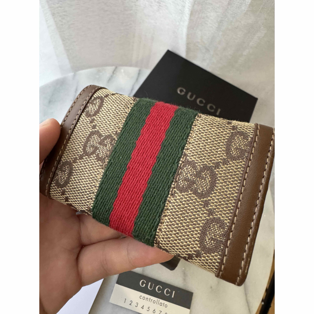 GUCCI - 【極美品】グッチ Gucci 6連キーケース オフィディア GG GUCCI - 【極美品】グッチ Gucci 6連キーケース オフィディア GG