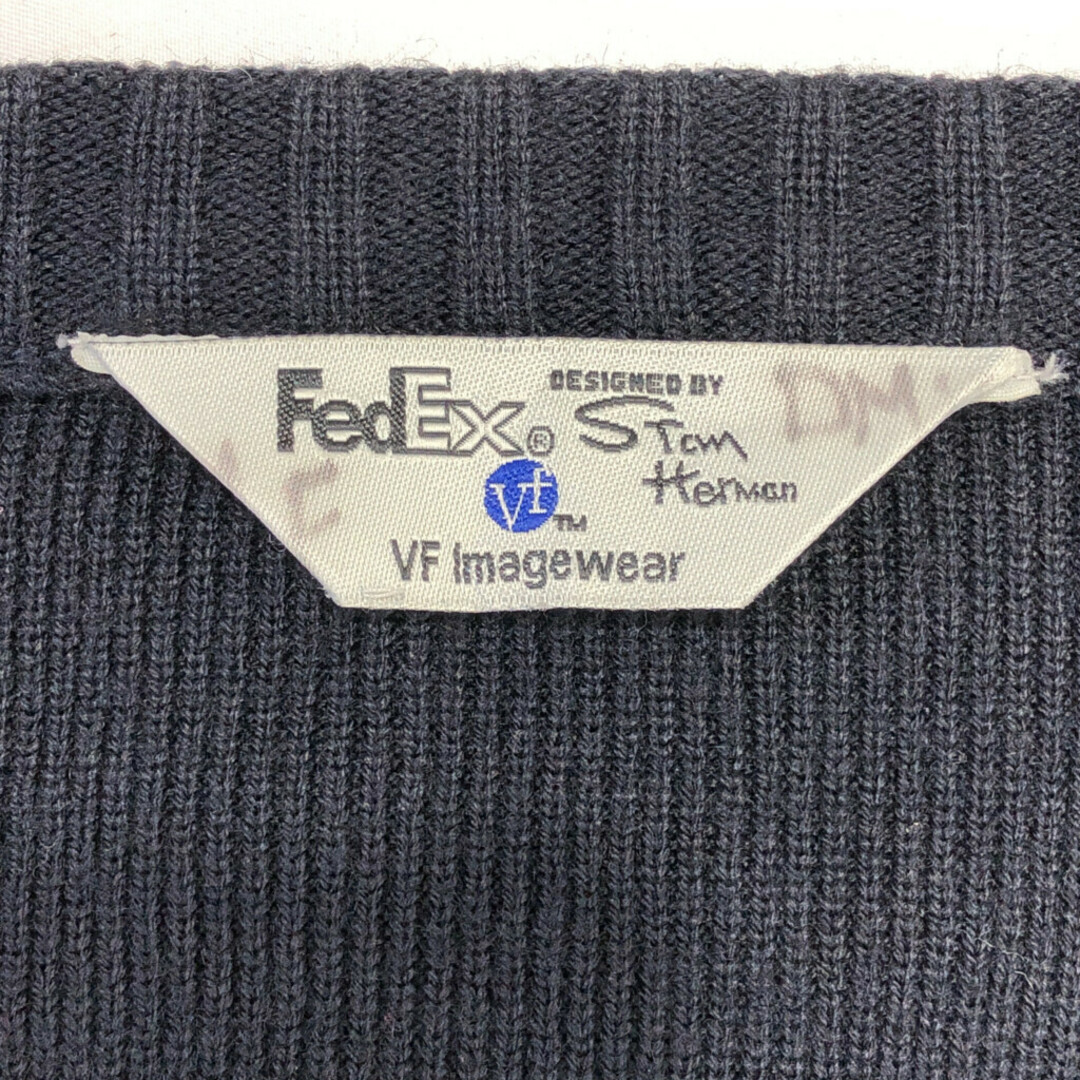 FedEx フェデックス フルジップ コットン ニット セーター ワン FedEx フェデックス フルジップ コットン ニット セーター ワン