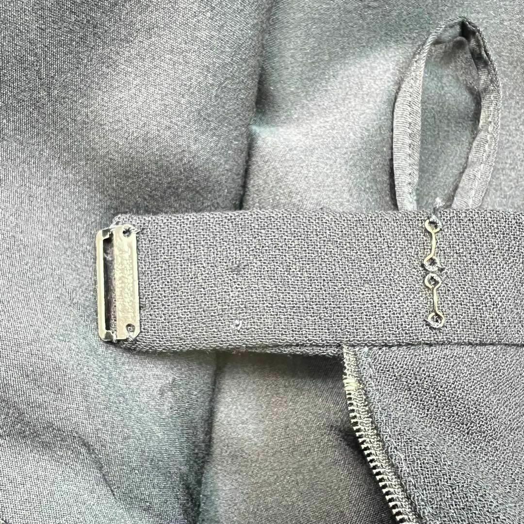 美品】CHANEL スカート ネイビー ひざ丈 美品】CHANEL スカート ネイビー ひざ丈