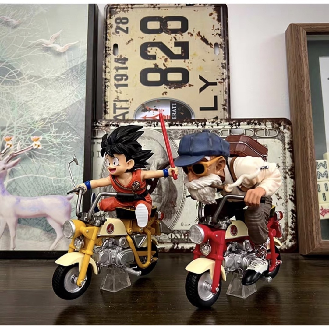 ドラゴンボール - ドラゴンボ ール 亀仙人 バイク 15cm PVC製品 ドラゴンボール - ドラゴンボ ール 亀仙人 バイク 15cm PVC製品