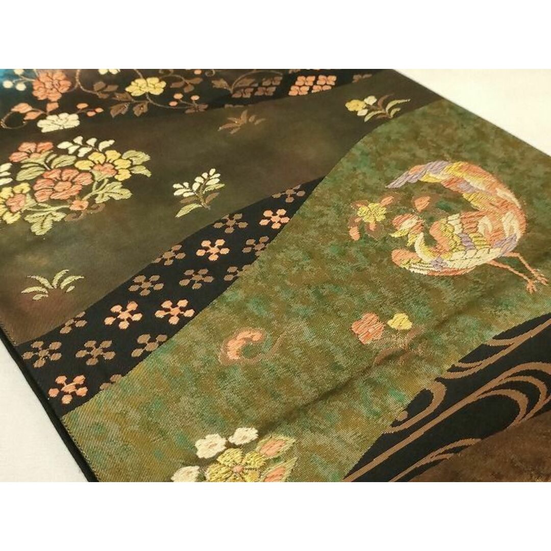 EY-5 袋帯 花柄 暈し 全通 美品 - 着物・浴衣 EY-5 袋帯 花柄 暈し 全通 美品 - 着物・浴衣