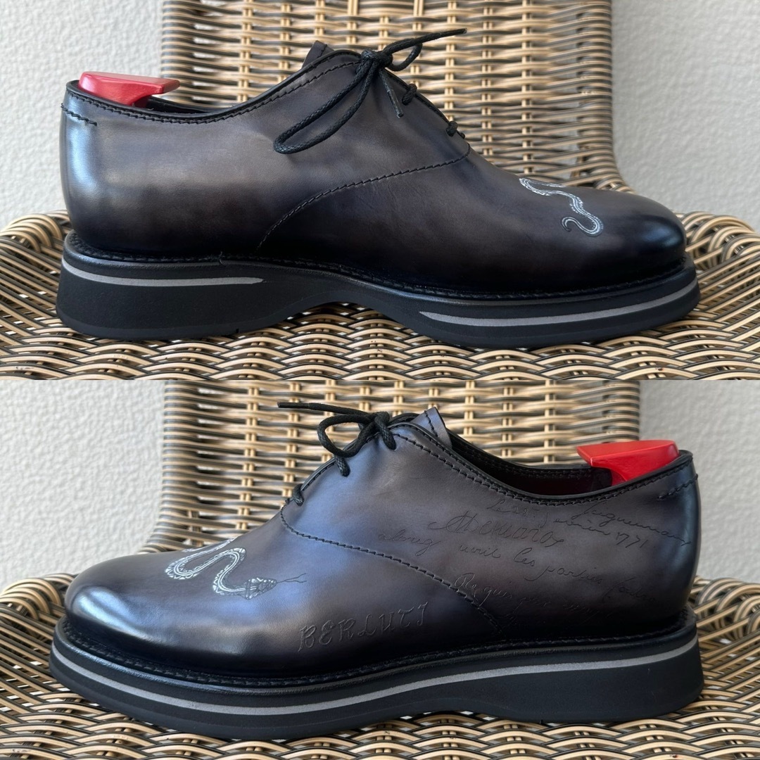 BERLUTI - 特注70万 ベルルッティ アレッシオ レザー シューズ BERLUTI - 特注70万 ベルルッティ アレッシオ レザー シューズ