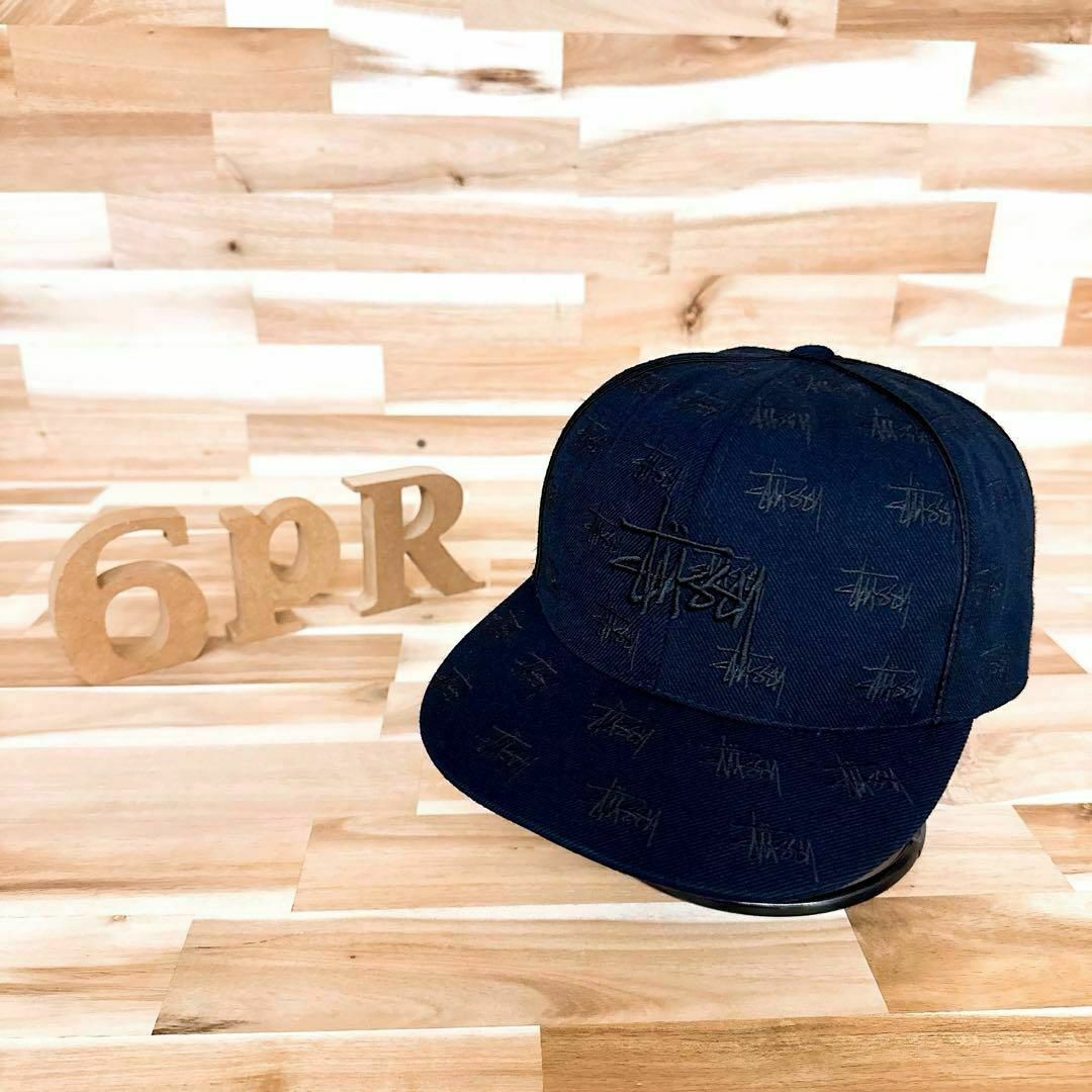 STUSSY - 【アメリカンニードル×ステューシー】総柄 サイン 刺繍 STUSSY - 【アメリカンニードル×ステューシー】総柄 サイン 刺繍