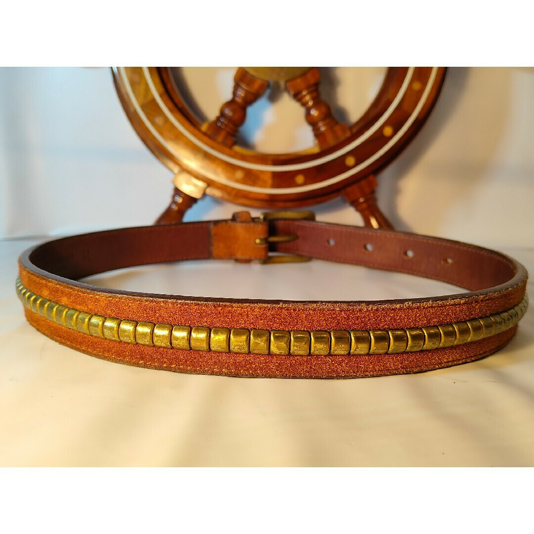 BEAMS - 【Vintage】【極厚革5MM】USA製高級レザー BEAMS - 【Vintage】【極厚革5MM】USA製高級レザー