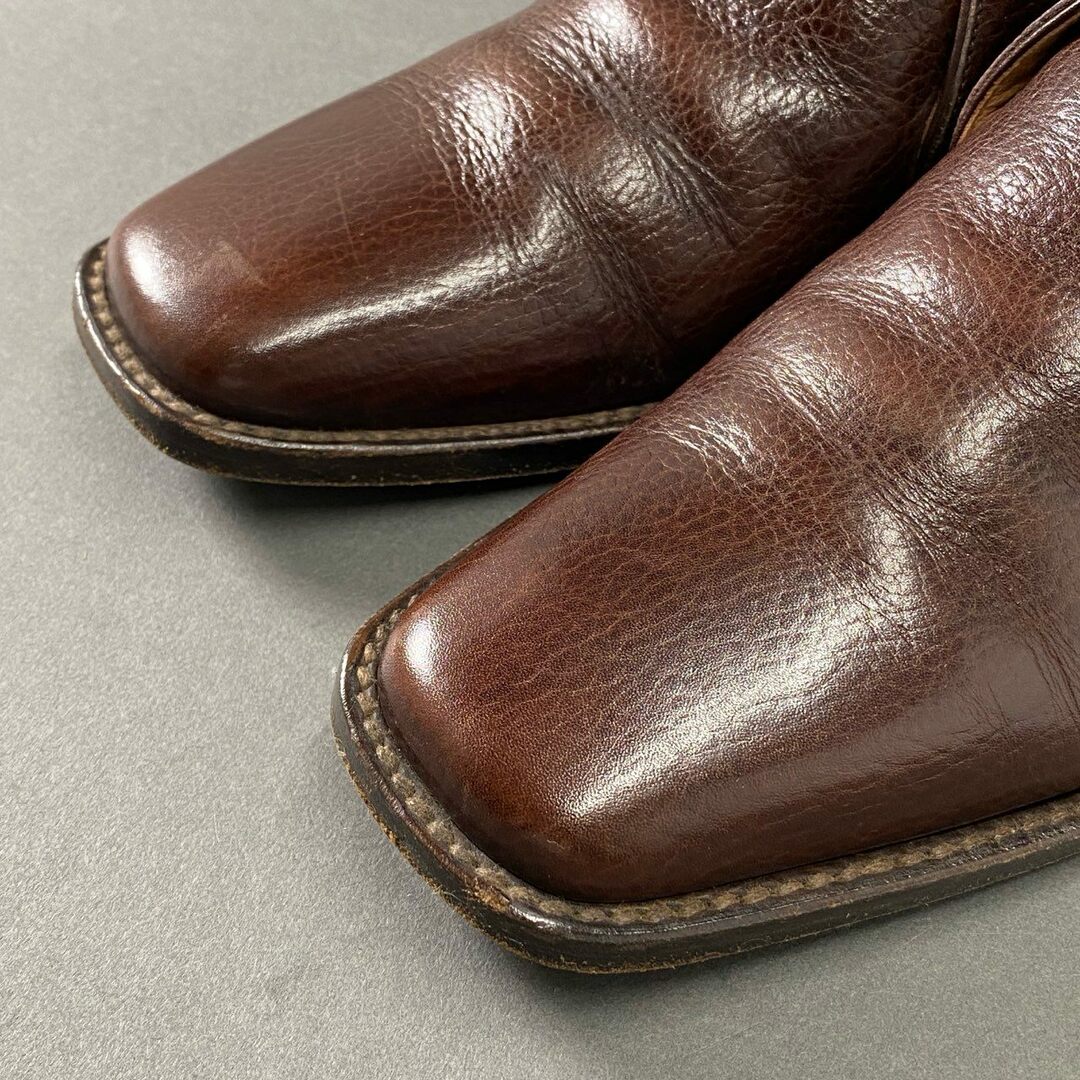 1i27 HERMES エルメス イタリア製 チャッカブーツ レースアップ 1i27 HERMES エルメス イタリア製 チャッカブーツ レースアップ