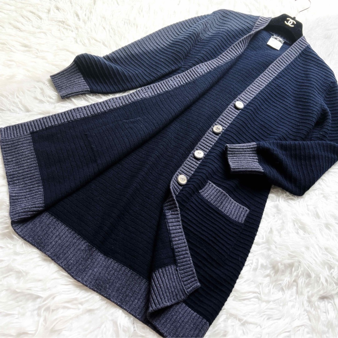 CHANEL - 美品 CHANELシャネル カシミヤ 王冠 ボタン CHANEL - 美品 CHANELシャネル カシミヤ 王冠 ボタン