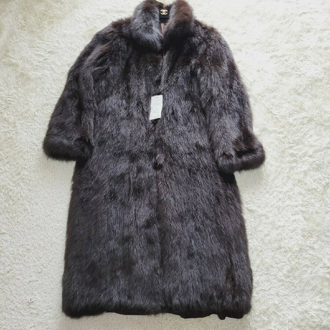 未使用タグ付き ロシアンセーブルヤーン ソボル 116cm 毛皮 未使用タグ付き ロシアンセーブルヤーン ソボル 116cm 毛皮