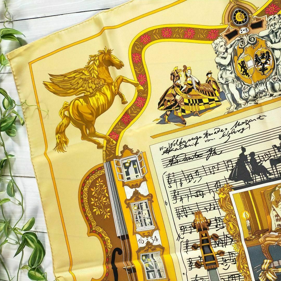 HERMES - ☘️極美品☘️ エルメス ザルツブルクにて スカーフ HERMES - ☘️極美品☘️ エルメス ザルツブルクにて スカーフ