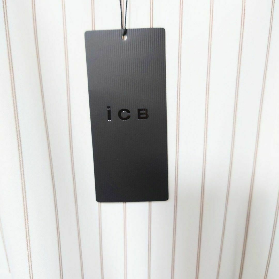 ICB - 新品 未使用 オンワード樫山 ICB ストライプ裾リボン ICB - 新品 未使用 オンワード樫山 ICB ストライプ裾リボン