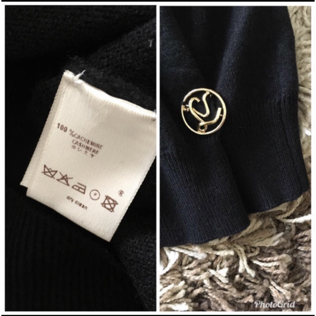 LOUIS VUITTON - LOUIS VUITTON カシミヤニット 黒の通販 by T's LOUIS VUITTON - LOUIS VUITTON カシミヤニット 黒の通販 by T's