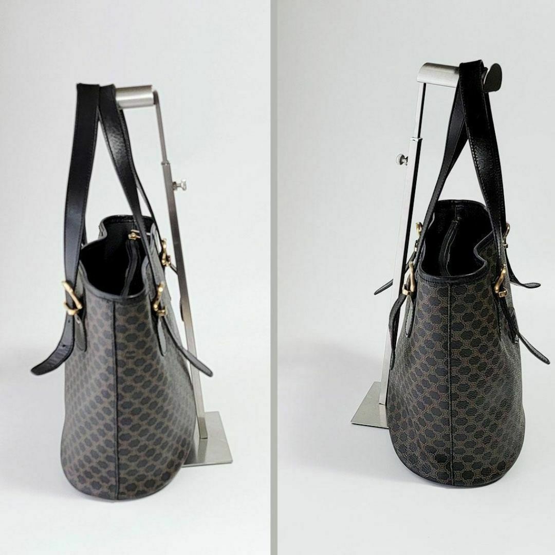 CELINE - CELINEセリーヌ ブラックマカダムトートバッグ CELINE - CELINEセリーヌ ブラックマカダムトートバッグ