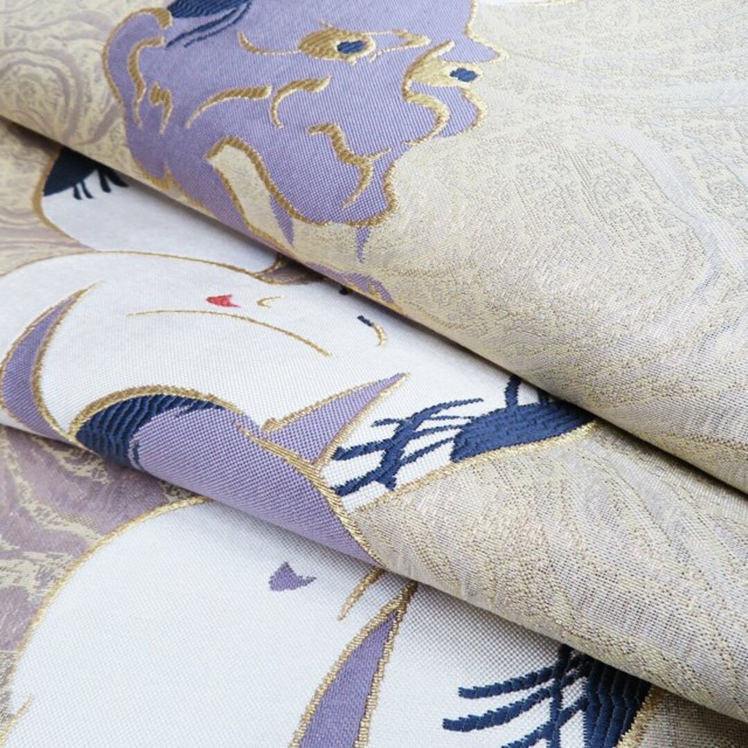 美品 夏帯 訪問着 無地用 西陣織 紗 袋帯 正絹 見つかっ 未使用 六 美品 夏帯 訪問着 無地用 西陣織 紗 袋帯 正絹 見つかっ 未使用 六