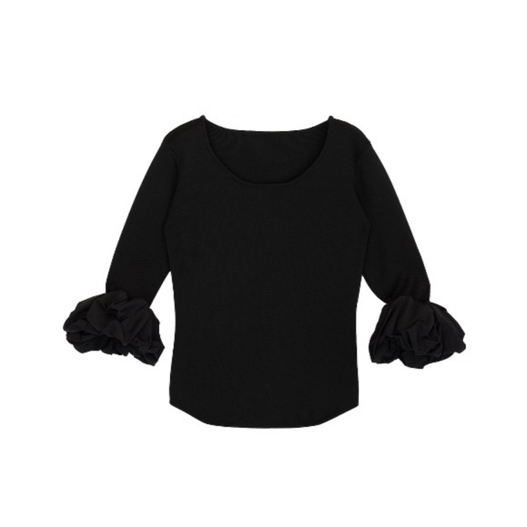 Ameri VINTAGE - Ameri 新品♡ PINCH SLEEVE KNIT TOP♡の通販 Ameri VINTAGE - Ameri 新品♡ PINCH SLEEVE KNIT TOP♡の通販
