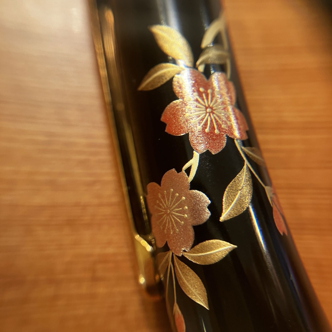 Platinum 万年筆 桜蒔絵 #3776 プラチナ 中字 昇峰 文房具 Platinum 万年筆 桜蒔絵 #3776 プラチナ 中字 昇峰 文房具