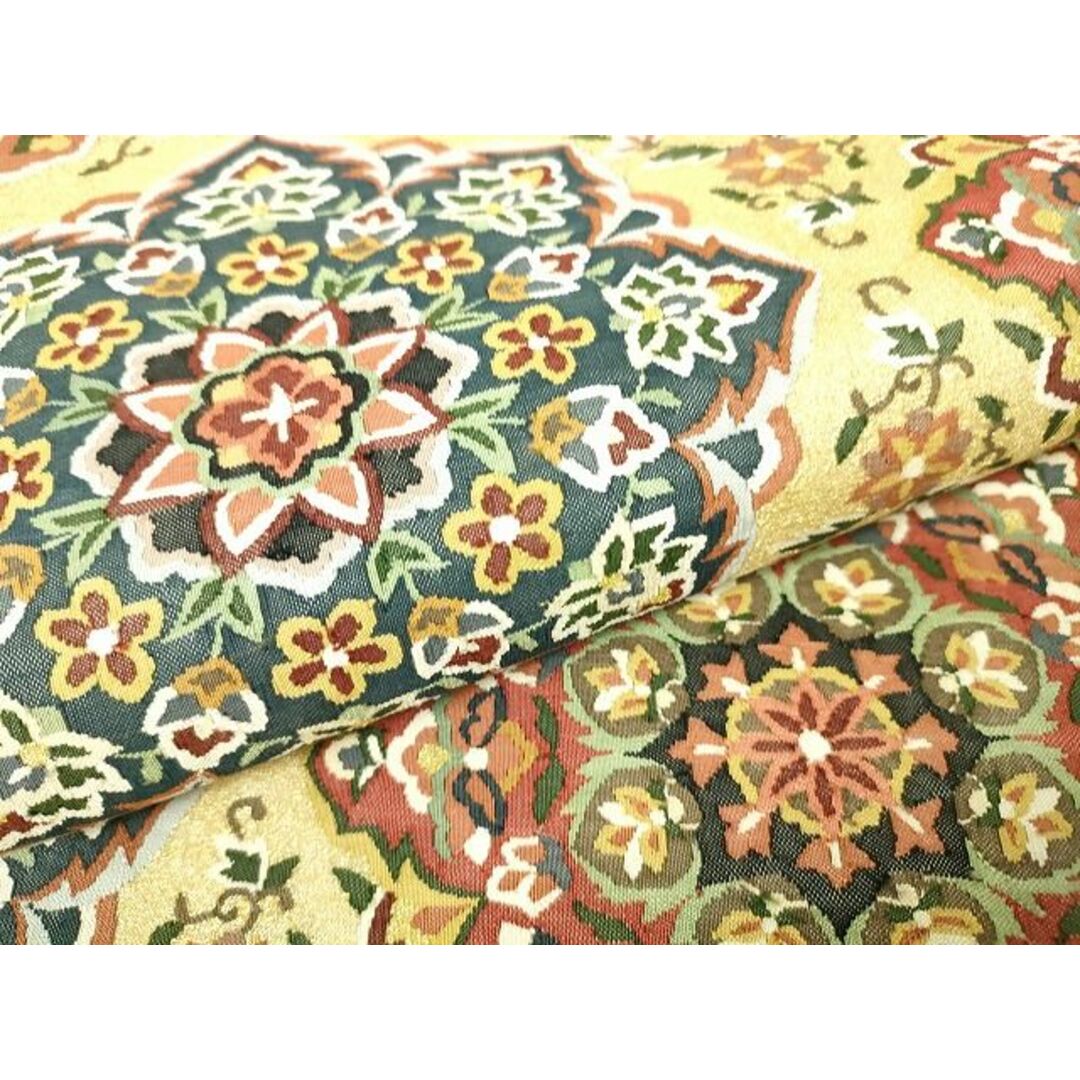平和屋1□極上 明綴れ 袋帯 正倉院花唐草文 金糸 逸品 未使用 平和屋1□極上 明綴れ 袋帯 正倉院花唐草文 金糸 逸品 未使用