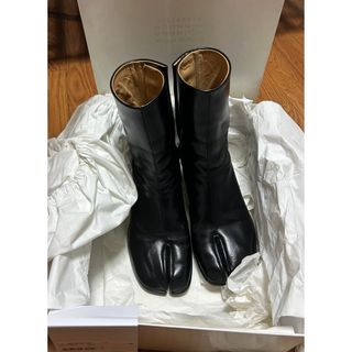 メゾンマルジェラ 息苦し 22】20SS タビブーツ ナッパレザー メゾンマルジェラ 息苦し 22】20SS タビブーツ ナッパレザー