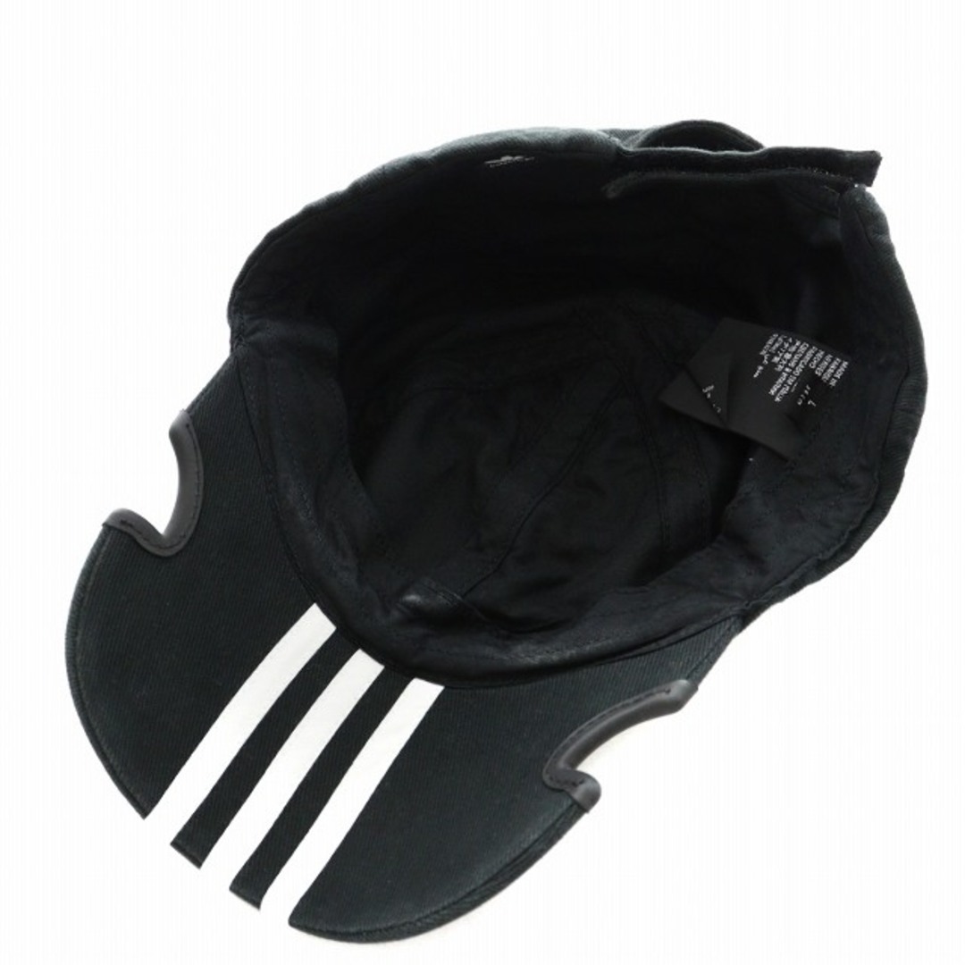 BALENCIAGA × adidas キャップ 帽子 ロゴ ストライプ L 黒 BALENCIAGA × adidas キャップ 帽子 ロゴ ストライプ L 黒