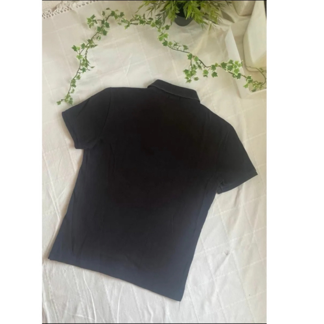 MONCLER - 黒S【極美品】MONCLERモンクレール 鹿の子 ポロシャツ MONCLER - 黒S【極美品】MONCLERモンクレール 鹿の子 ポロシャツ