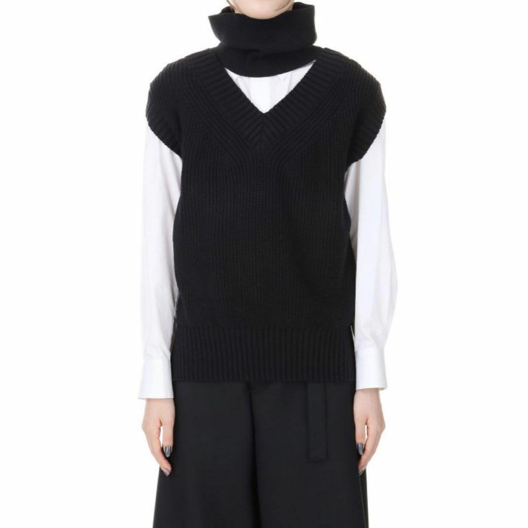 sacai - sacai カットアウトアシンメトリーニットベスト Knit sacai - sacai カットアウトアシンメトリーニットベスト Knit