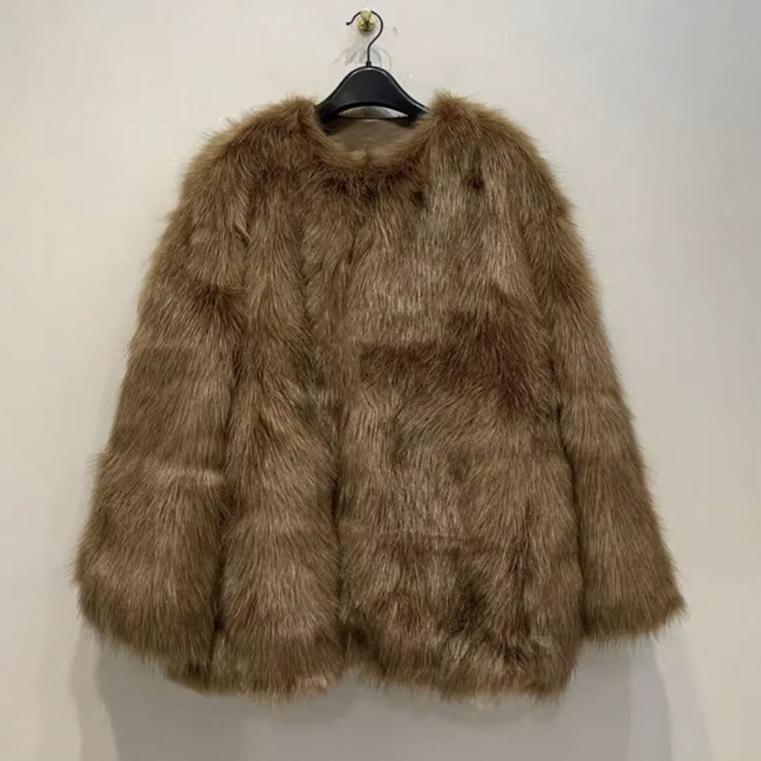 CLANE - NO COLLAR VOLUME ECO FAR COATの通販 by CLANE - NO COLLAR VOLUME ECO FAR COATの通販 by