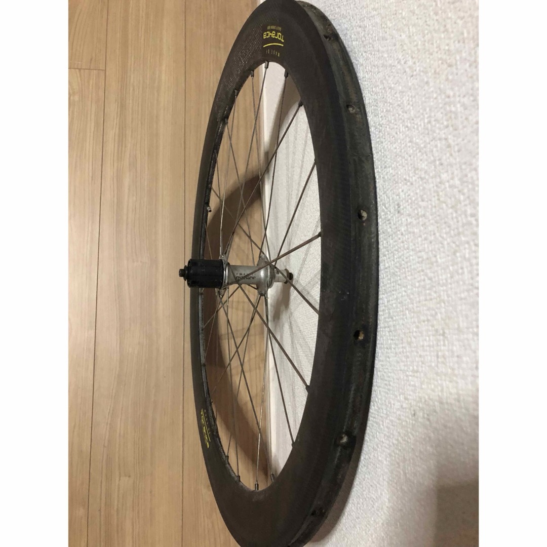 トレカ TORAYCAロードバイク カーボンホイール 650c 10sの通販 トレカ TORAYCAロードバイク カーボンホイール 650c 10sの通販