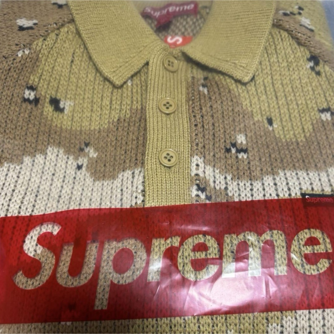 Supreme Small Box Polo Sweater デザートカモ Supreme Small Box Polo Sweater デザートカモ