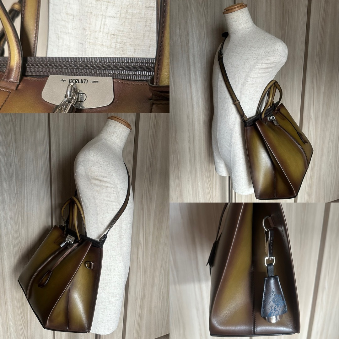 BERLUTI - 定価80万 ベルルッティ ルッティ38 レザー トート BERLUTI - 定価80万 ベルルッティ ルッティ38 レザー トート