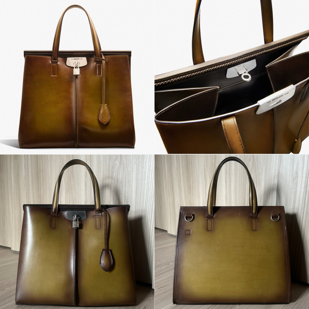 BERLUTI - 定価80万 ベルルッティ ルッティ38 レザー トート BERLUTI - 定価80万 ベルルッティ ルッティ38 レザー トート