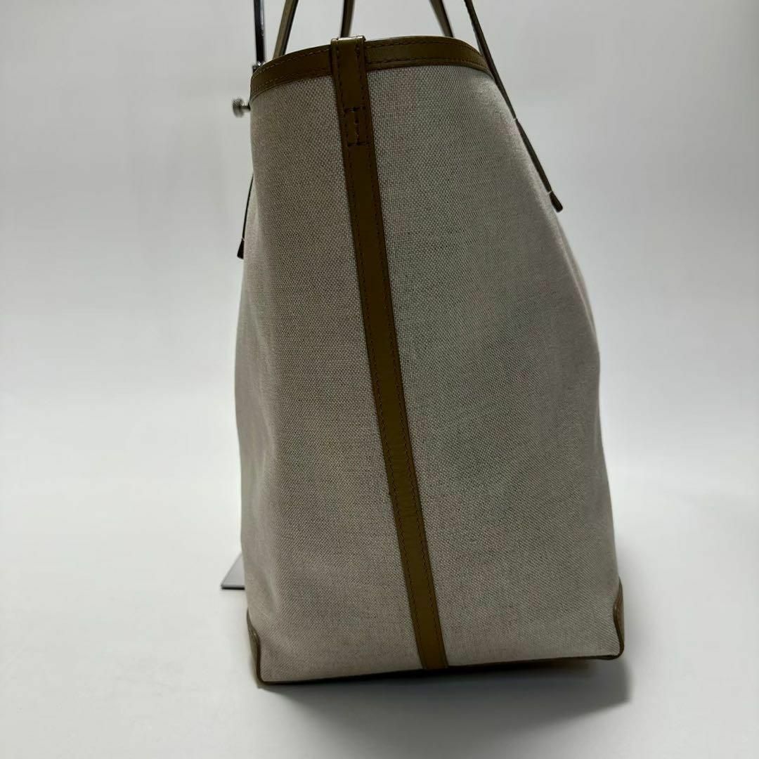 THE ROW - 【美品】ザロウ THE ROW キャンバス レザー パーク THE ROW - 【美品】ザロウ THE ROW キャンバス レザー パーク