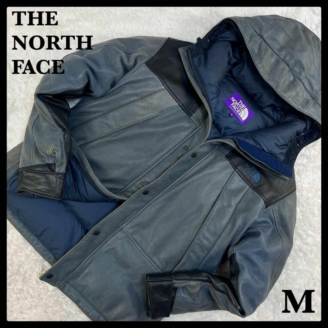 THE NORTH FACE - 【希少】ノースフェイス☆レザーダウン THE NORTH FACE - 【希少】ノースフェイス☆レザーダウン