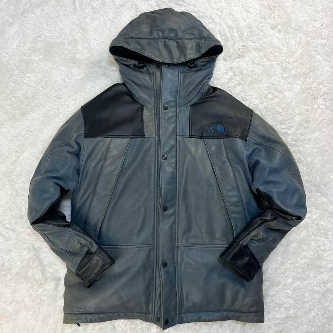 THE NORTH FACE - 【希少】ノースフェイス☆レザーダウン THE NORTH FACE - 【希少】ノースフェイス☆レザーダウン