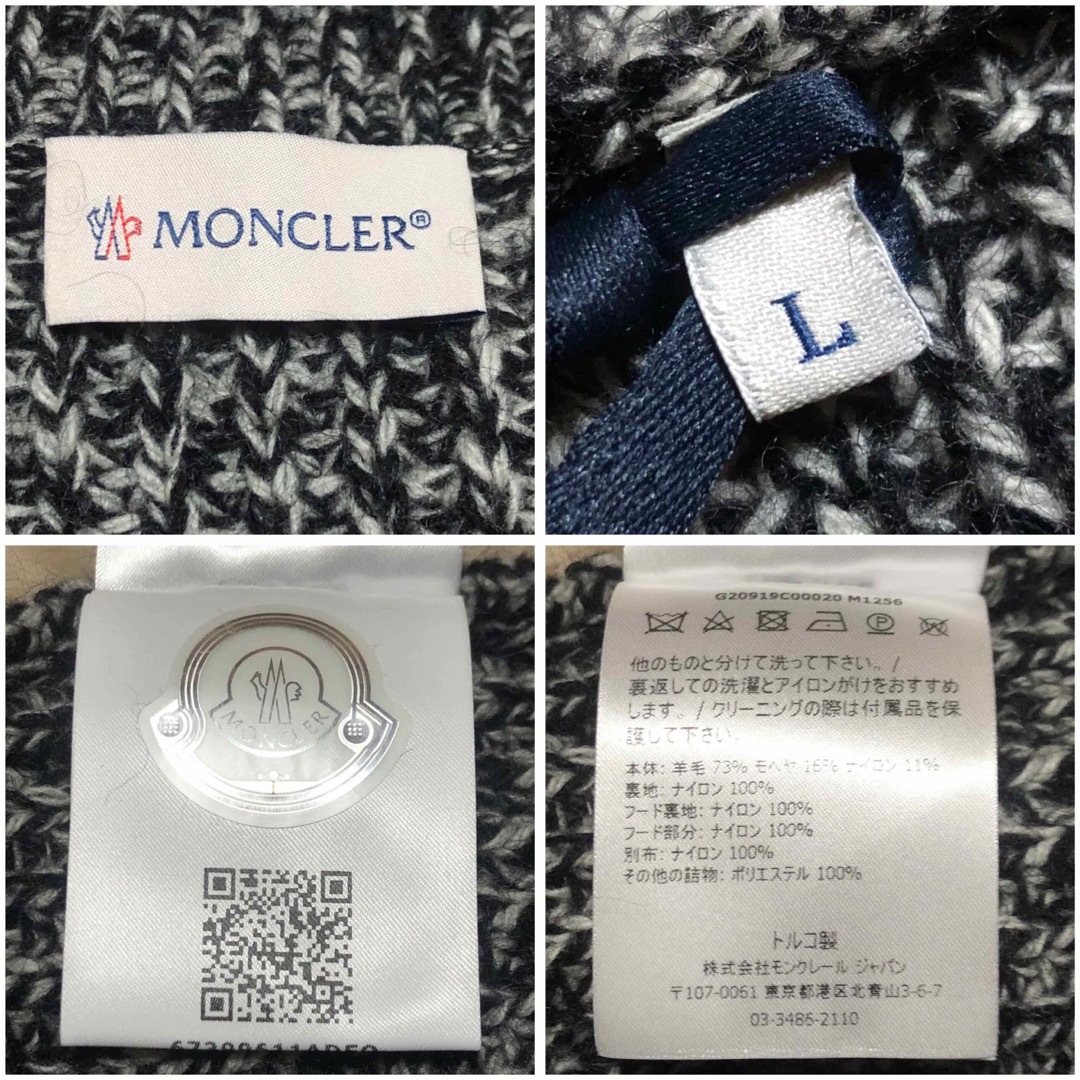 MONCLER - 未使用タグ付き MONCLER モンクレール ニット MONCLER - 未使用タグ付き MONCLER モンクレール ニット