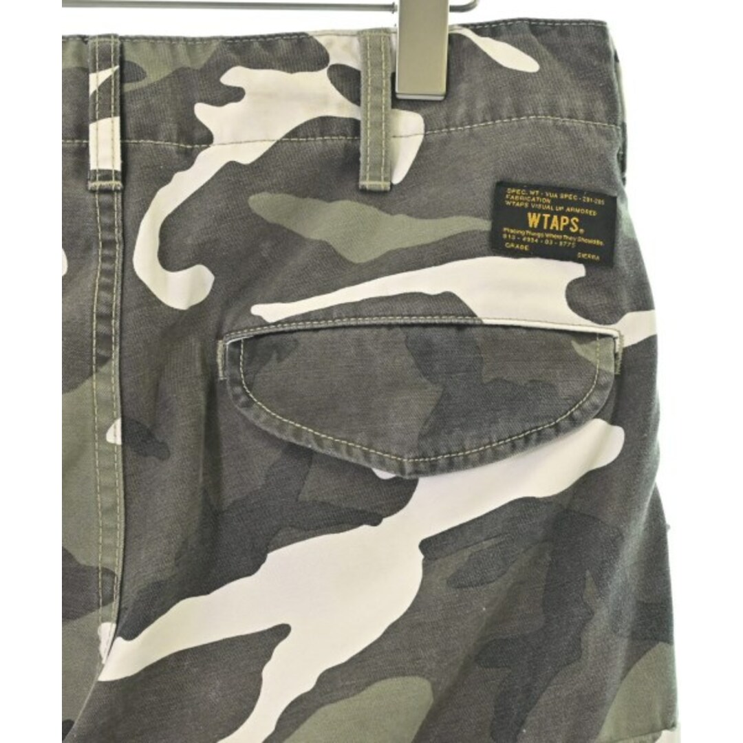 WTAPS カーゴパンツ 1(S位) カーキxグレーx白等(迷彩) 【古着 WTAPS カーゴパンツ 1(S位) カーキxグレーx白等(迷彩) 【古着
