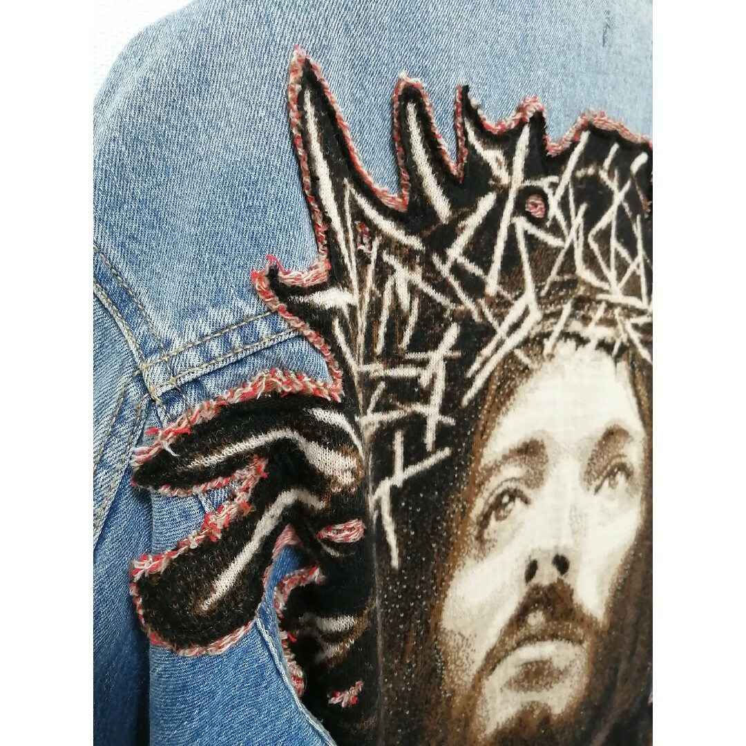 ♂新品・デニムJKT♂【IH NOM UH NIT 】ワイドシルエット 青 M ♂新品・デニムJKT♂【IH NOM UH NIT 】ワイドシルエット 青 M