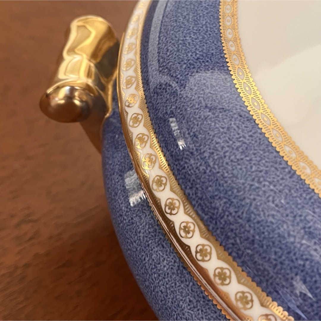 希少品】ウェッジウッド☆ユーランダーパウダーブルー☆カバード 希少品】ウェッジウッド☆ユーランダーパウダーブルー☆カバード